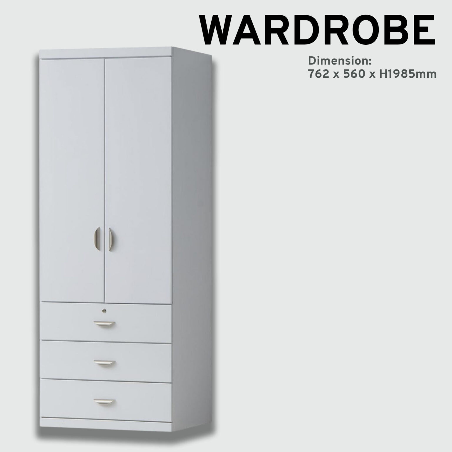 Wardrobe 2 Door – Furniture Online
